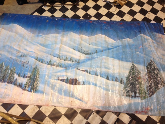 Winter Alps Backdrop - Ace Props and Events